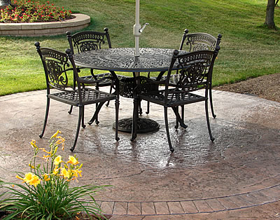 Concrete Patios Photo Gallery